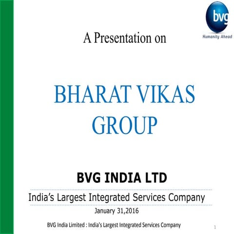 BVG-GROUP-PRESENTATION-31-Jan-2016 | PPTX