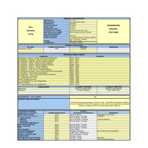 Long-Eric CV (2014)modified 241114 Page1 | PDF