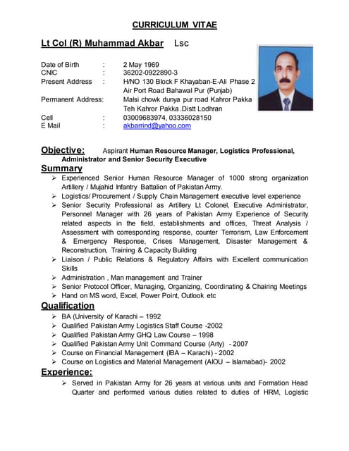 Brig khalid cv | DOC