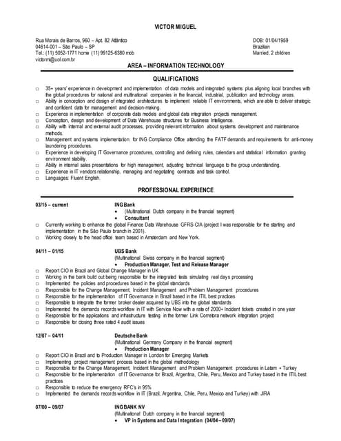 My CV in english | PDF | Business Accounting & Finance | Business