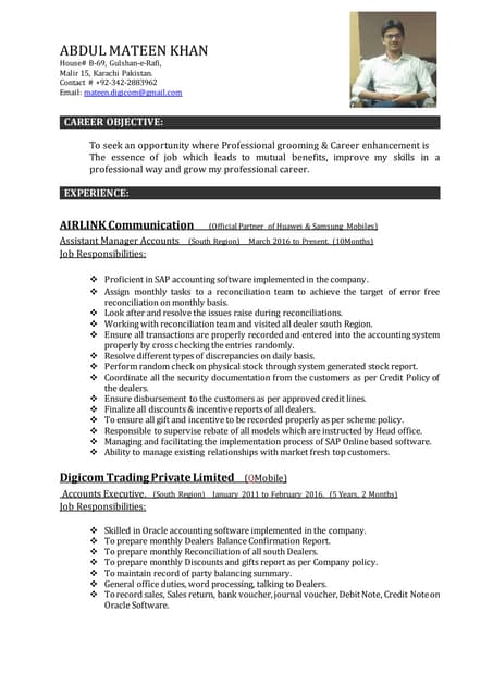 azmat Cv001 | DOCX | Resume Writing and Advice | Job Search