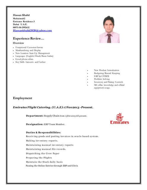 Muhammad Hasnain CV | PDF