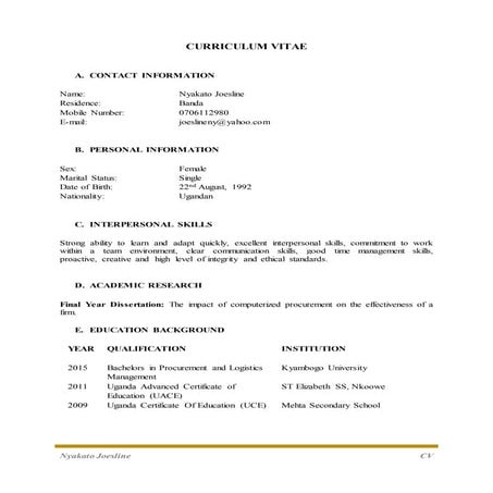 NIJ CV (1) | DOCX