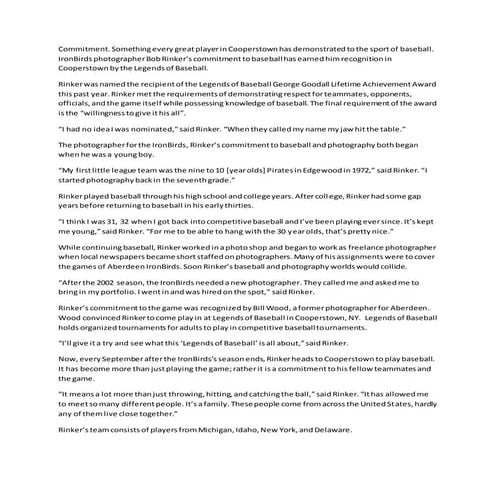 Bob Rinker article | PDF