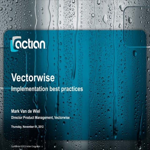 A27 Vectorwise Performance Considerations_implementation_best_practices | PDF | Operating ...