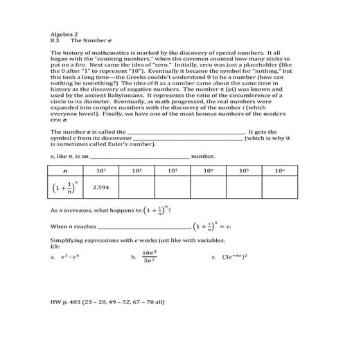 A28-3 number e notes | DOCX