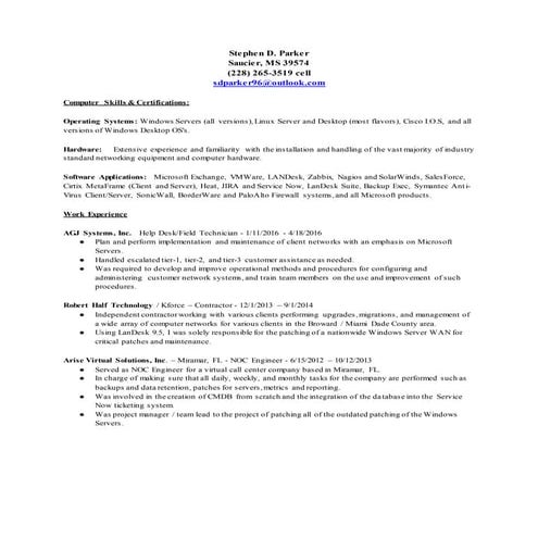 EricDowningResume2015 | PDF