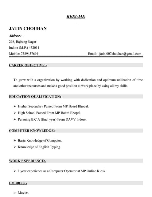 RAVI RESUME | PDF
