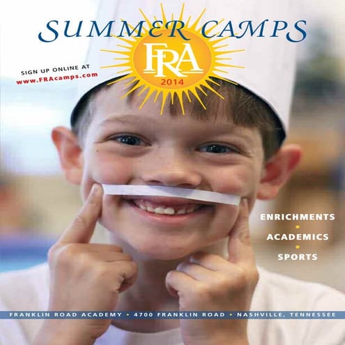 FRA Summer Camps Brochure | PDF