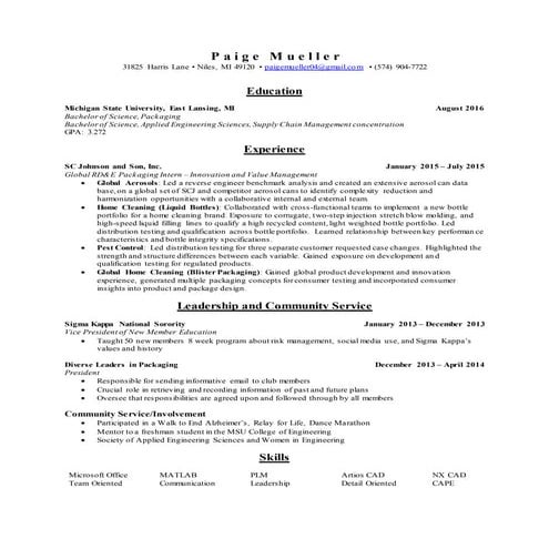 PNM Resume | DOCX