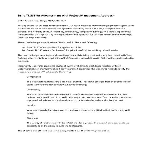 Trust Presentation | DOC