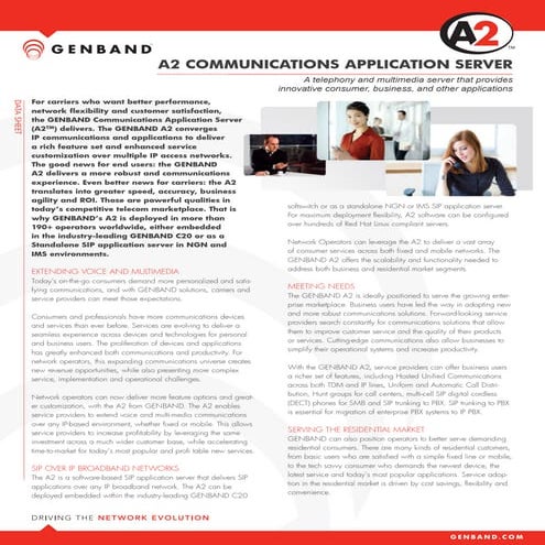 A2 Personal Agent Web Portal datasheet | PDF