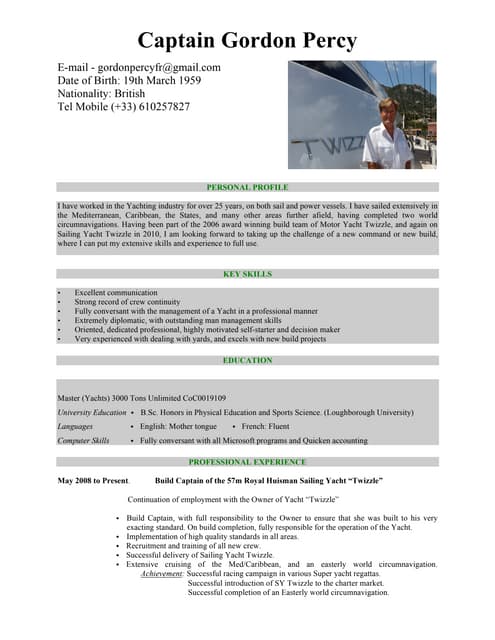 RESUME - CAPTAIN NP PATNAIK (Indian Navy) | DOC | Defense Industry ...