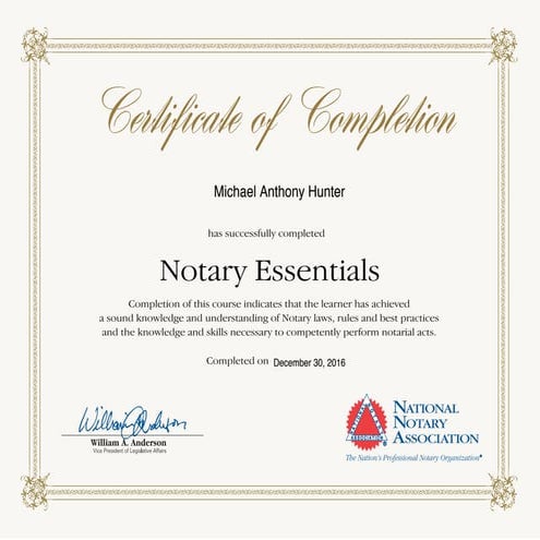 Notary Essentials 2016 | PPT
