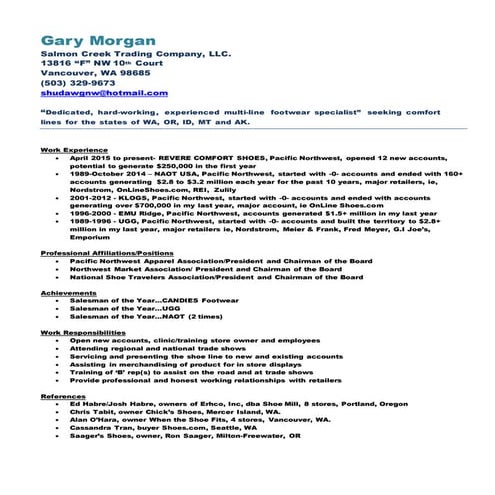 Gary Morgan-resume 1 | DOCX