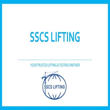 SSCS Lifting 2016 Profile | PDF