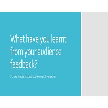 Post production questionnaire | DOCX