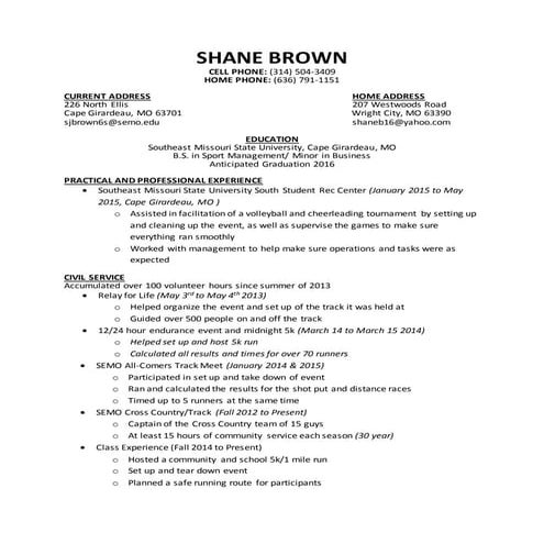 SHANE BROWN resume (2) | DOCX