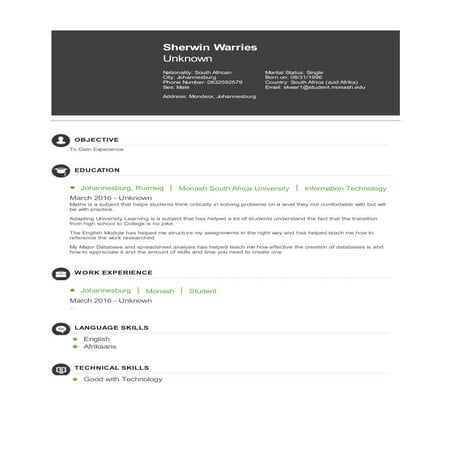 CurriculumVitae | PDF