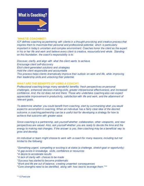 Coaching-Essentials-Overview | PDF