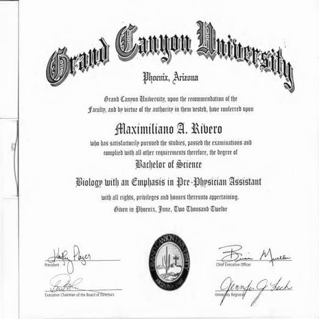 M.Rivero - Bachelor degree | PDF | Undergraduate Education | College ...