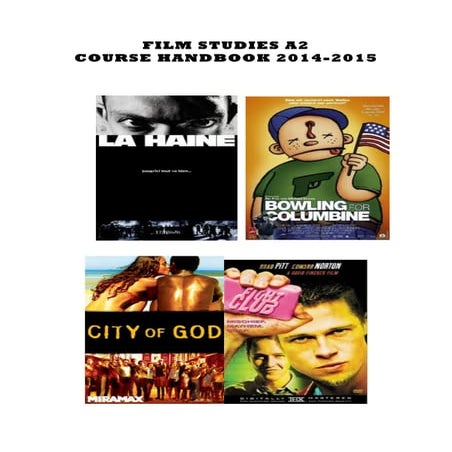 A2 Film Studies Course Handbook 2014-15 | PDF