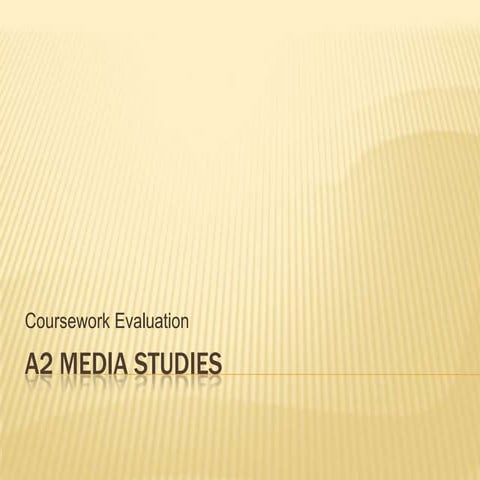 A2 media studies | PPT