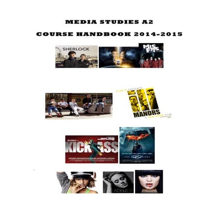 A2 Media Studies Course Handbook 2014-15 | PDF