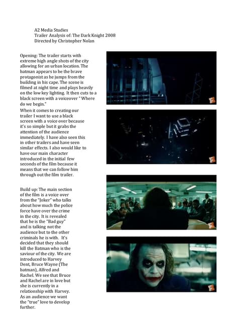 A2 media studies trailer analysis Drive 2011 | PDF