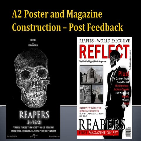 A2 poster and magazine con | PPT