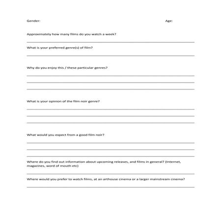 A2 questionnaire | DOC