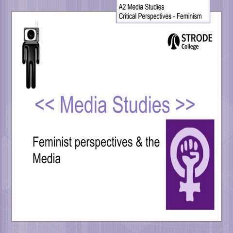 A2 representation theory feminism and the media | PPT | Documentary ...