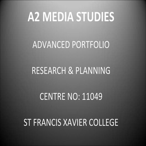 A2 research planning | PPT