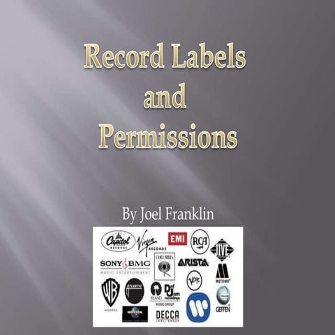 A2 task 5 record labels | PPT