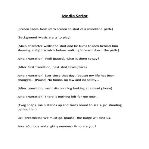 Film trailer script | DOCX