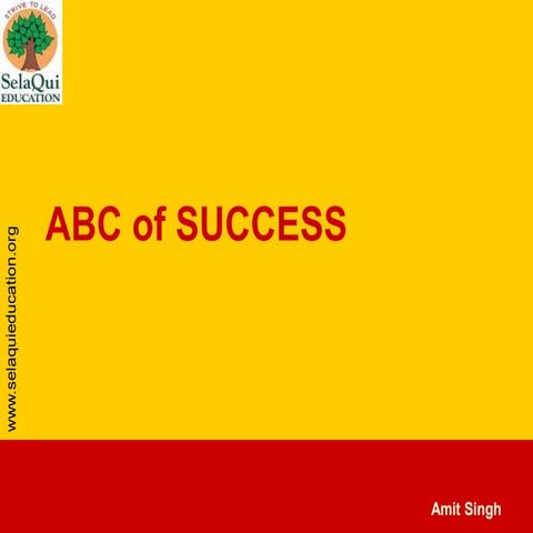 Learn the ABC of Success!! | PPTX