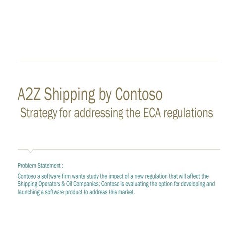 A2Z Shipping by Contoso | PDF