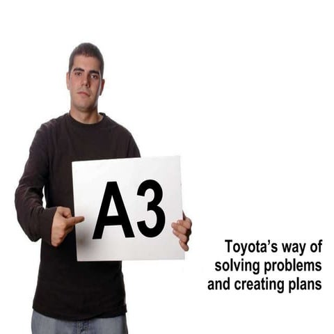 A3 - Toyota’s way of solving problems and creating plans | PPT