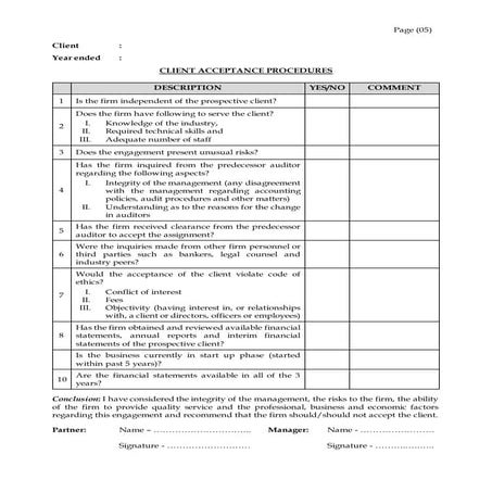 A 3 - Clients' Acceptance Procedures.docx
