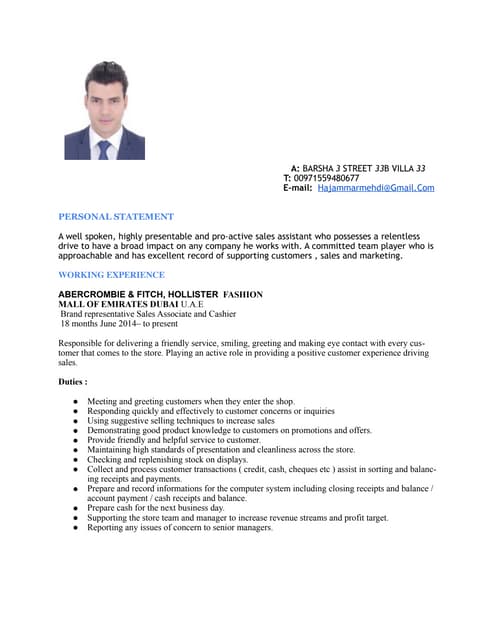 Arib salman resume . | PDF