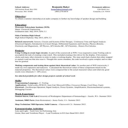 Cover Letter - Nathan Faulknor | PDF