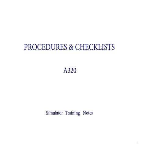 A320 normal-procedures | PDF
