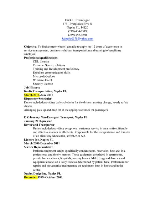Andrew Fishing Resume