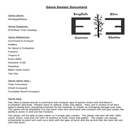 Game Design Document | PDF