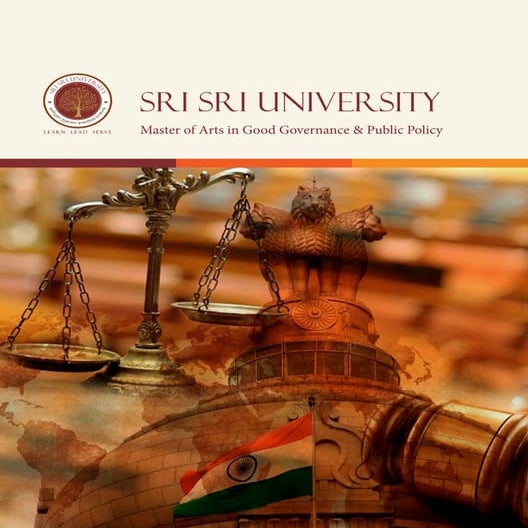 SSU Admission Brochure (2015-17) MA in Good Governance and Public ...