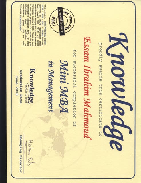 ABB - OPEX Certificate | PDF