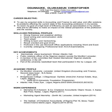 Seun Ogunnaike CV | DOCX
