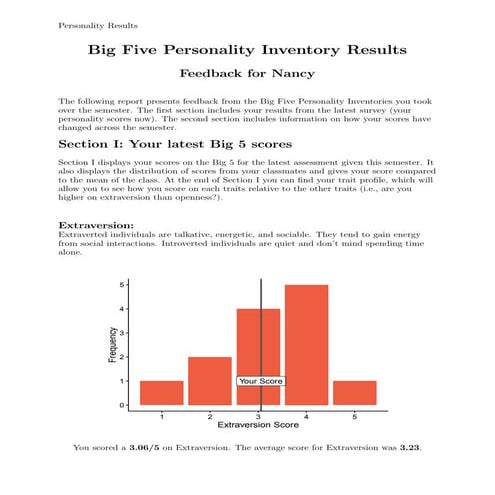 Personality_Report | PDF