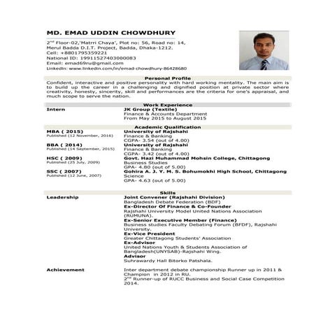 EMAD_Resume | PDF