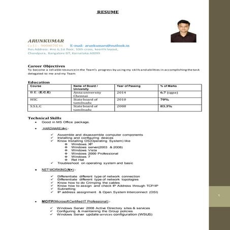 resume final | PDF